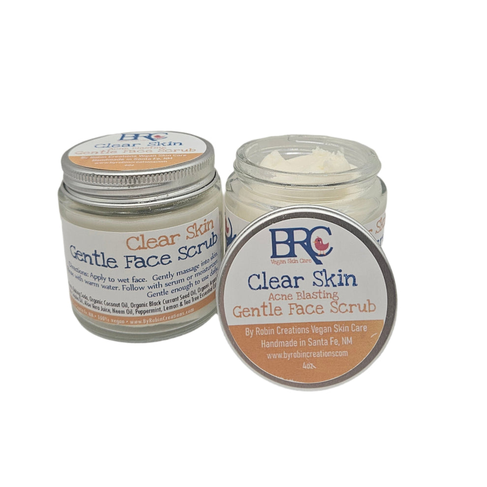 Clear Skin Gentle Acne Blasting Face Scrub | By Robin Creations